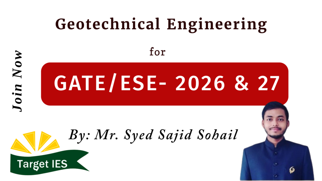 Civil Engineering (GATE + ESE) Course – Target IES